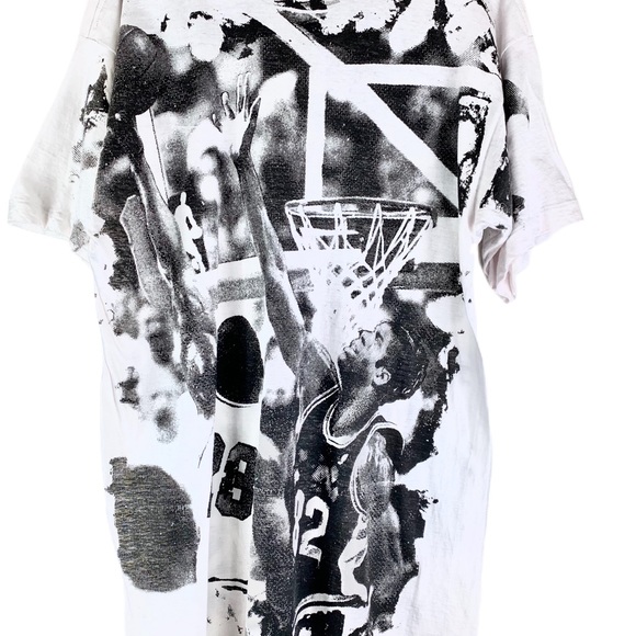 Shirts | Vintage Magic Johnson Vs Michael Jordan Bootleg | Poshmark